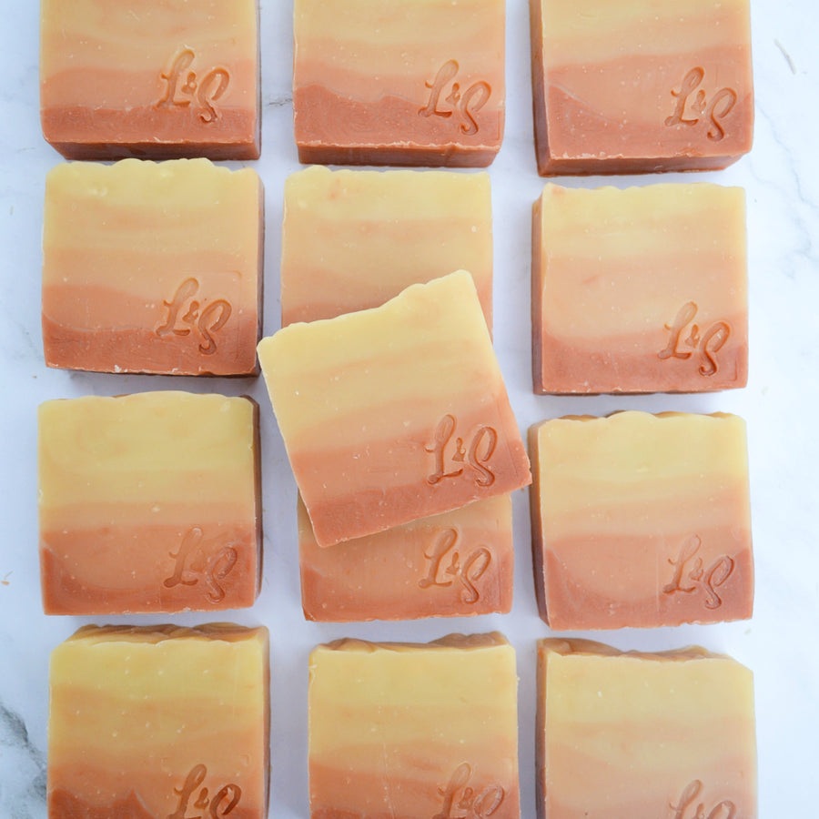 Sunset Rose Pink Clay Bar Soap | The Best Handmade Natural Soap for ...