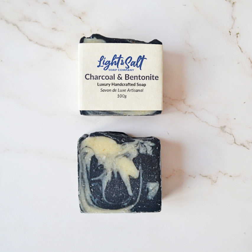 Charcoal & Bentonite Bar Soap | Natural Handmade Soap for Sensitive ...