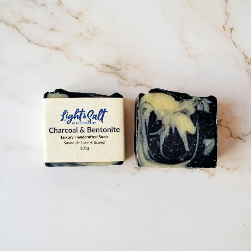 Charcoal & Bentonite Bar Soap | Natural Handmade Soap for Sensitive ...